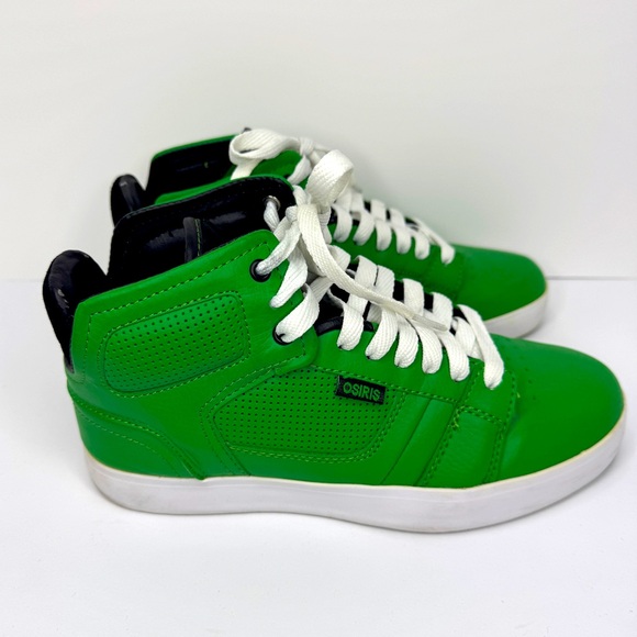 Osiris | Shoes | Osiris Effect Green Hightop Sneakers Size 8 | Poshmark